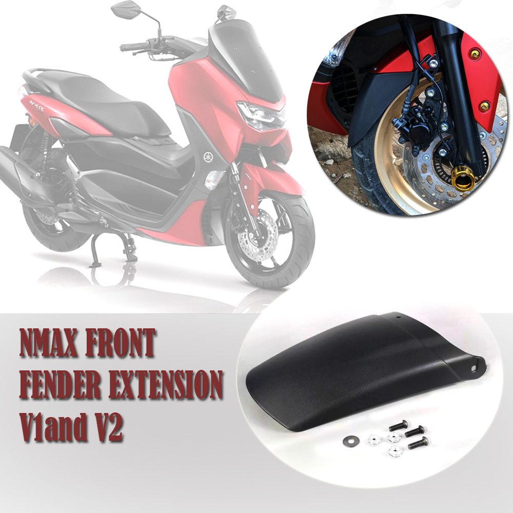 G3276 NMAX V1, V2 FRONT FENDER EXTENSION BLACK | Lazada PH