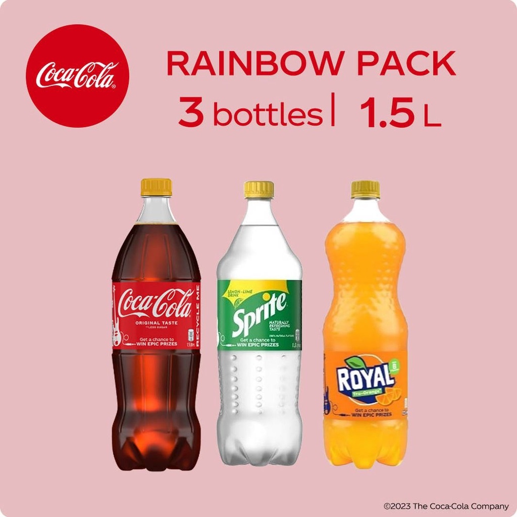 Coke Sprite Royal 1.5L Rainbow Pack | Lazada PH