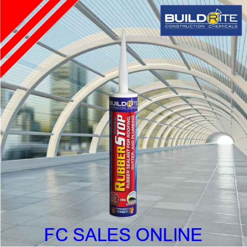 BUILDRITE RUBBERSTOP (300g) WEATHER RESISTANT SEALANT | Lazada PH