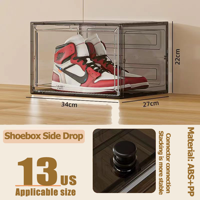 Magnetic Clear Stackable Shoebox Front Drop | Lazada PH