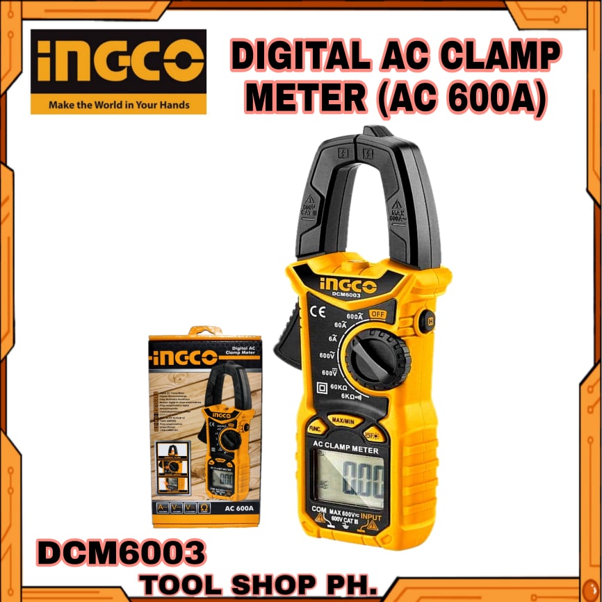 INGCO Digital Clamp Meter DCM10001 | Lazada PH