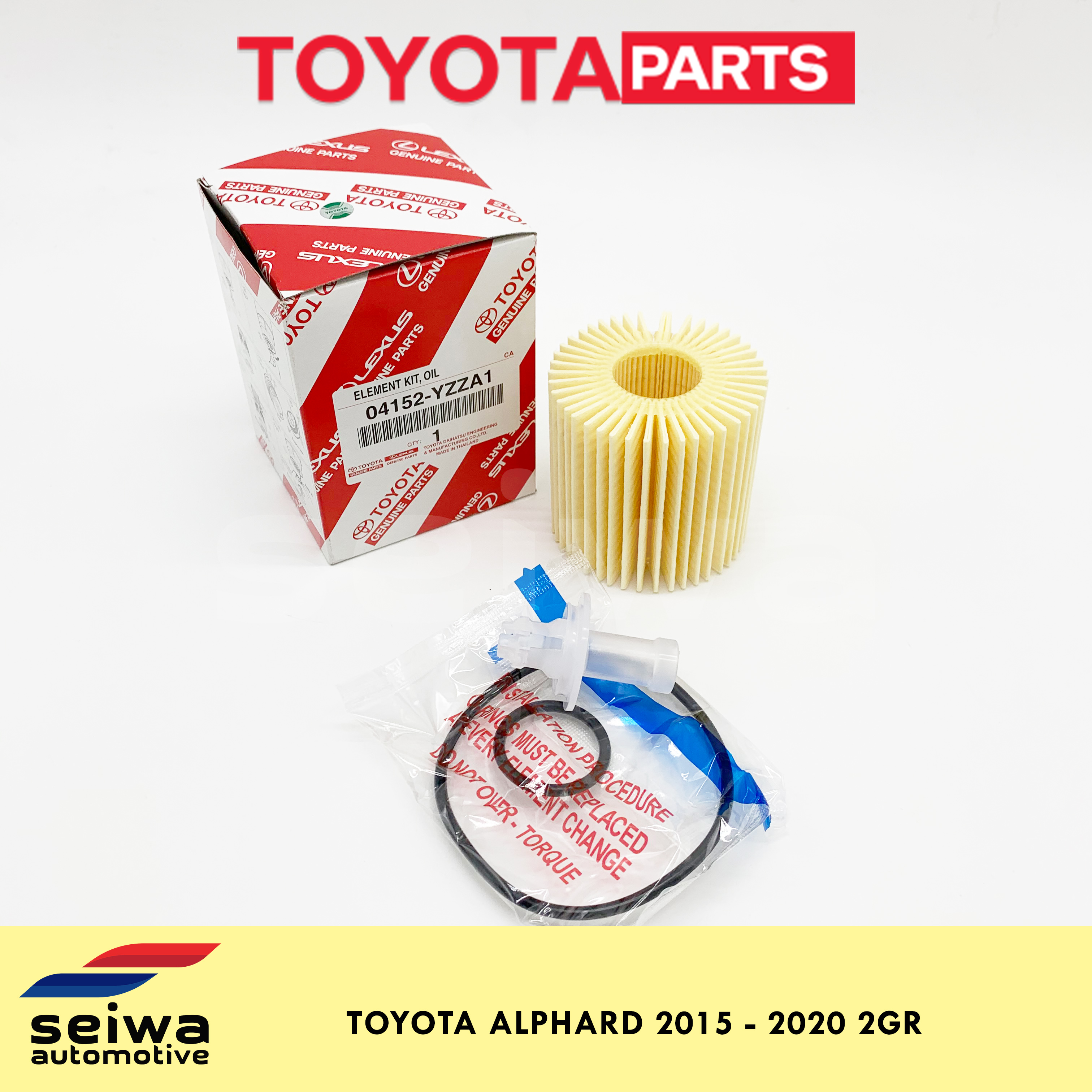[2015 - 2020] Toyota Alphard Oil Filter - Toyota Auto Parts - 04152 ...