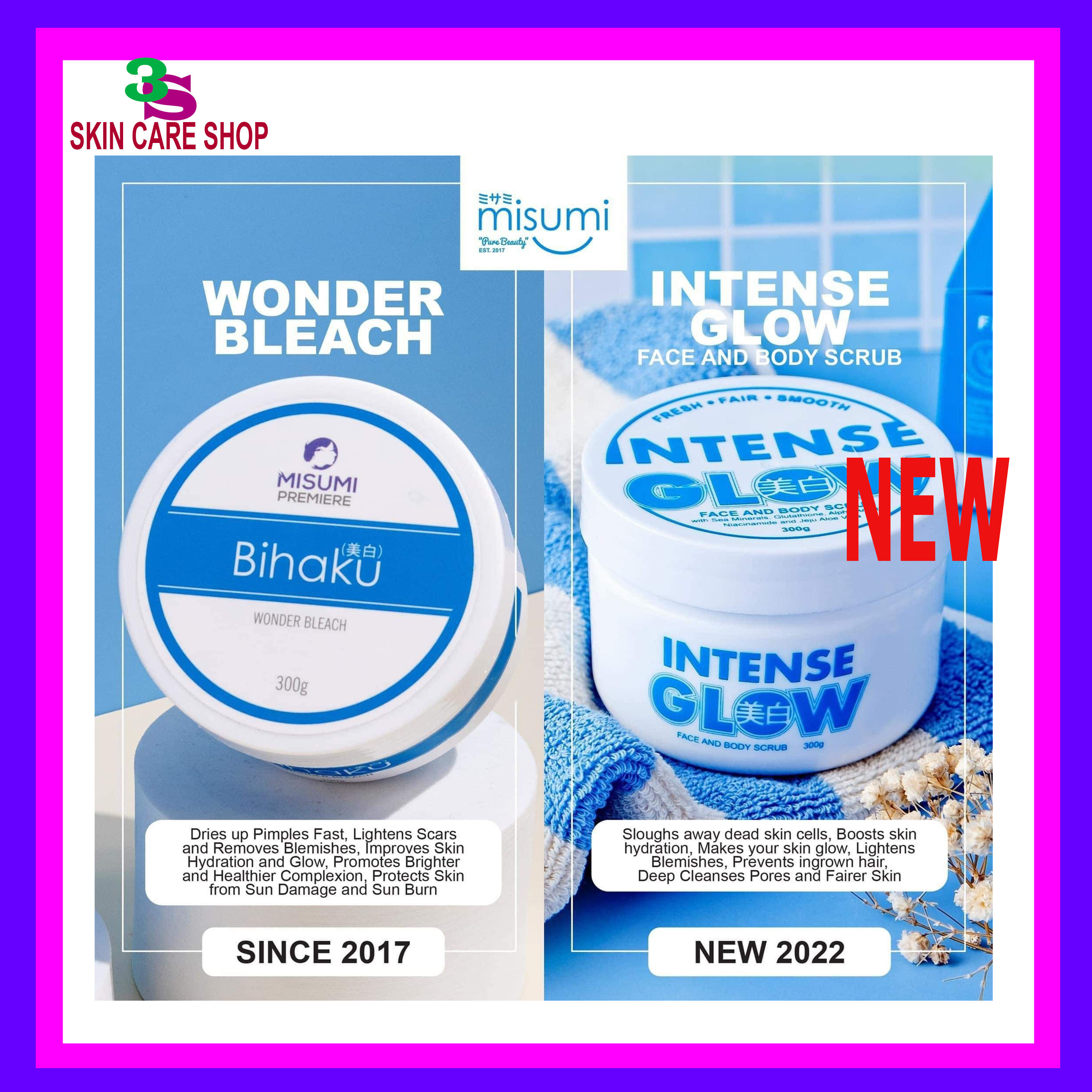 Bihaku Intense Glow Bleaching FACE and body scrub | Lazada PH