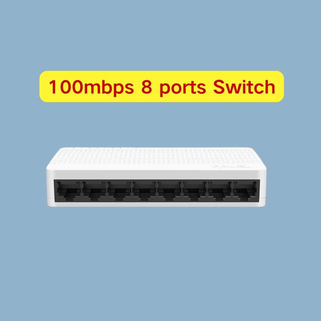 Tenda Gigabit Desktop Switch 5/8 ports 1000mbps Ethernet Smart Desktop ...