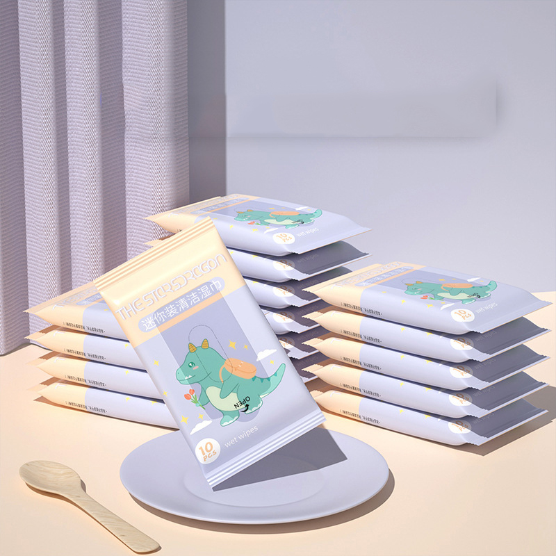 10 Baby Wipes Mini Wipes Easy To Carry For Baby Sterilizing Wipes For ...