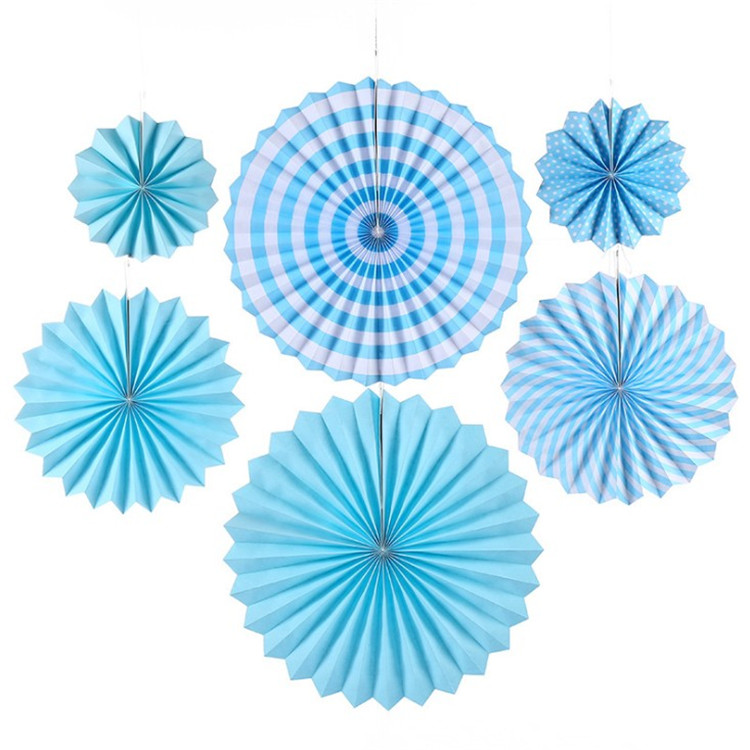 Paper Fan Flower Decoration For Birthday Party Needs Hanging Background ...