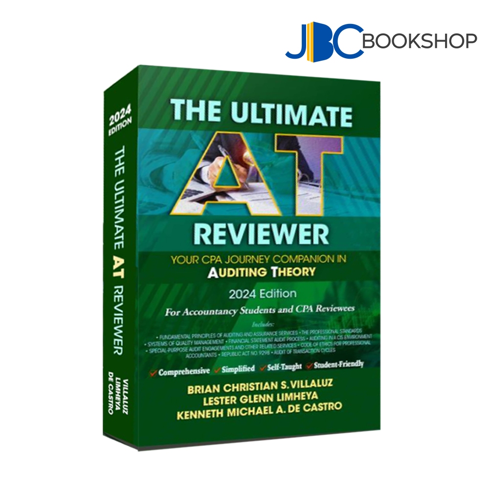 The Ultimate AT Reviewer (Auditing Theory) 2024 Edition by Villaluz, Limheya, & De Castro ...