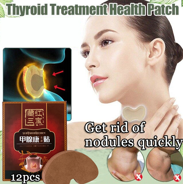 【Fast delivery】12 stickers/box Goiter thyroid medicine Thyroid herbal ...