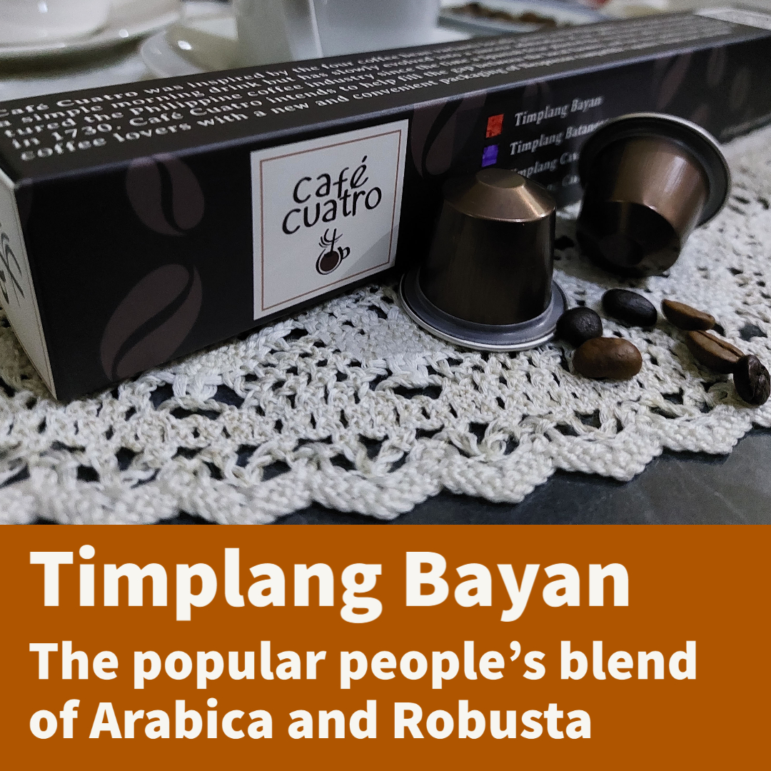 cafe4ph TIMPLA Nespresso Compatible Capsules using Pinoy Local Coffee ...