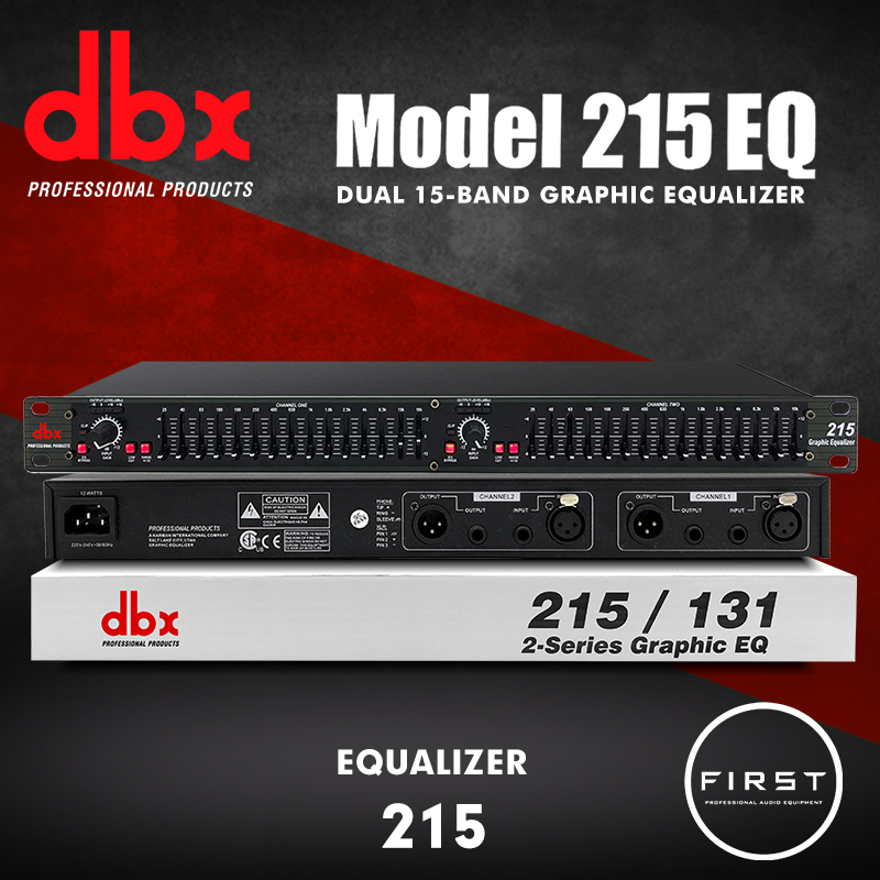 DBX EQ 215 /131 2-Series Graphic Equalizer DUAL 15 Band Graphic | Lazada PH
