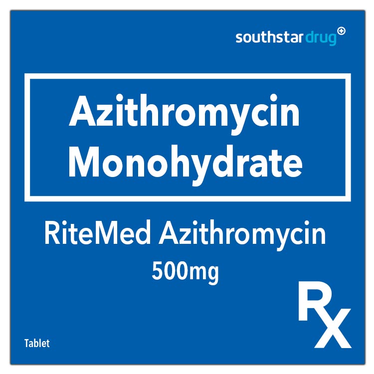 Rx: RiteMed Azithromycin 500mg Tablet | Lazada PH