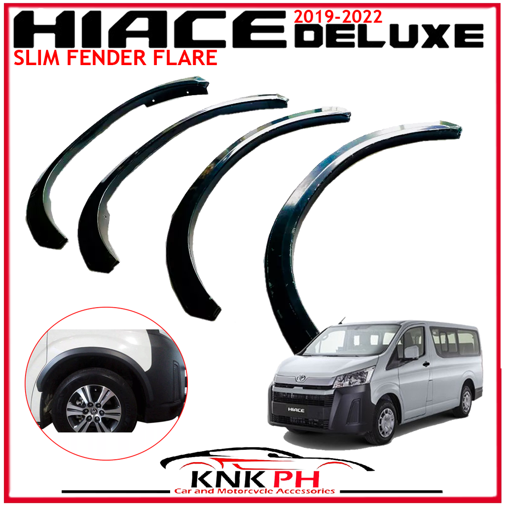 TOYOTA HI ACE FENDER FLARE THAILAND 2019-2022 HIACE DELUXE FENDER FLARE ...