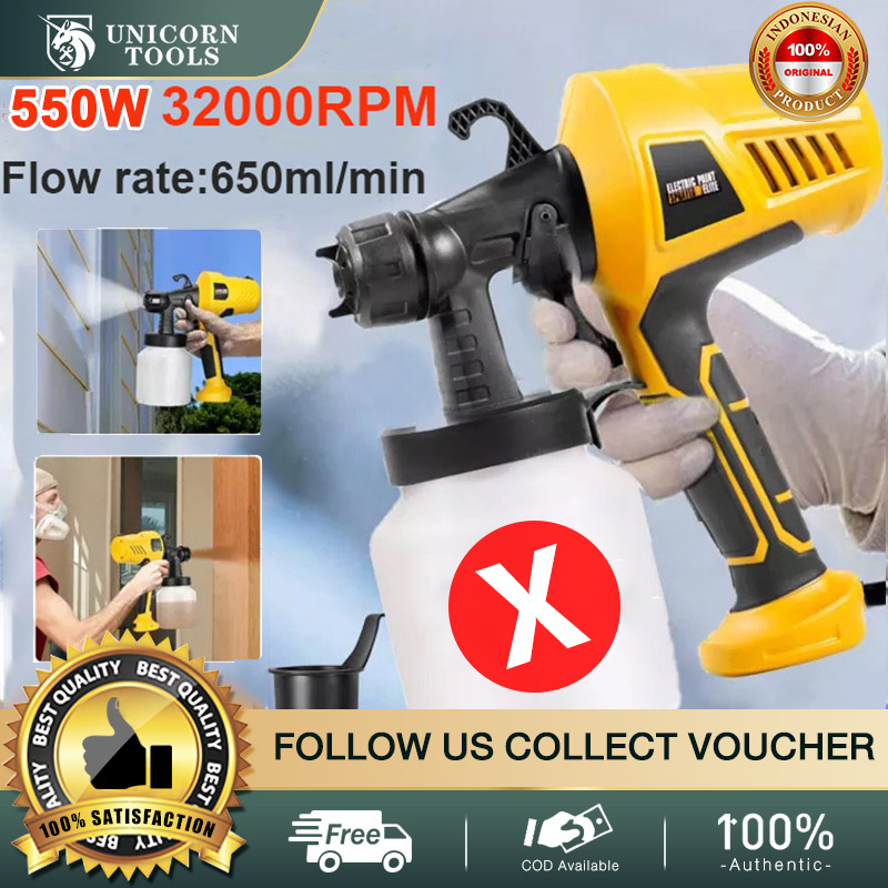 【In Stock 】Electric paint spraying machine 220V 550W Paint Zoom Spray ...