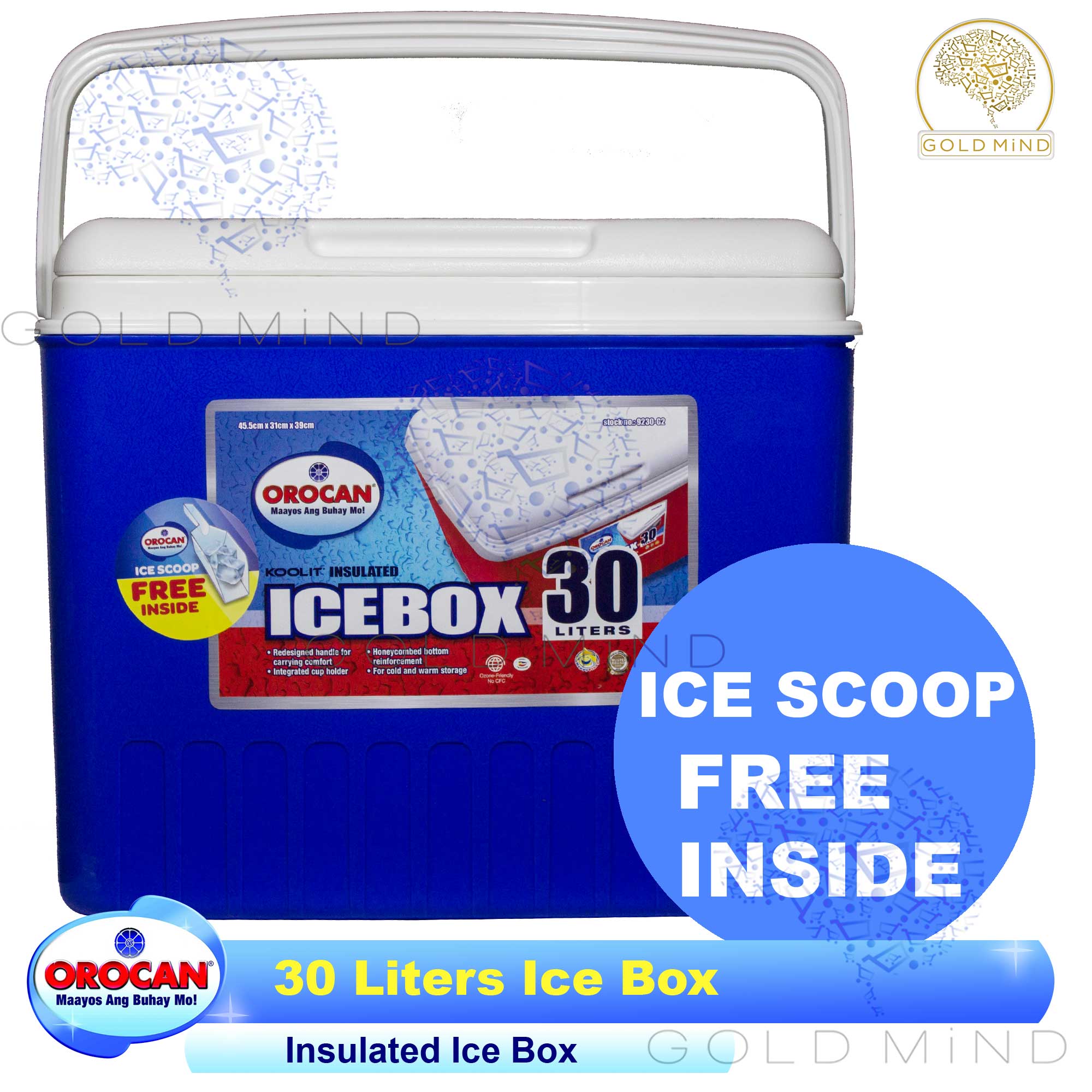 Orocan Ice Box 30L Insulated Icebox Ice Chest - Gold Mind Everyday Low ...