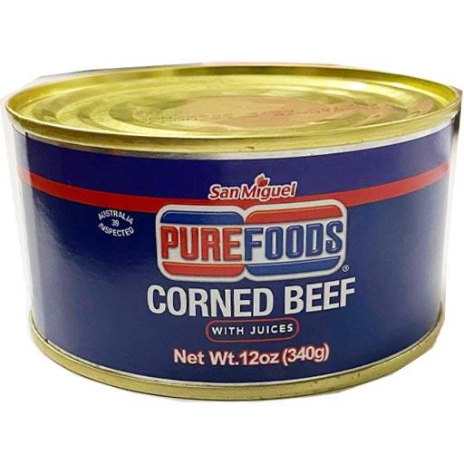 PUREFOODS CORNED BEEF WITH JUICES 340 GRAMS | Lazada PH