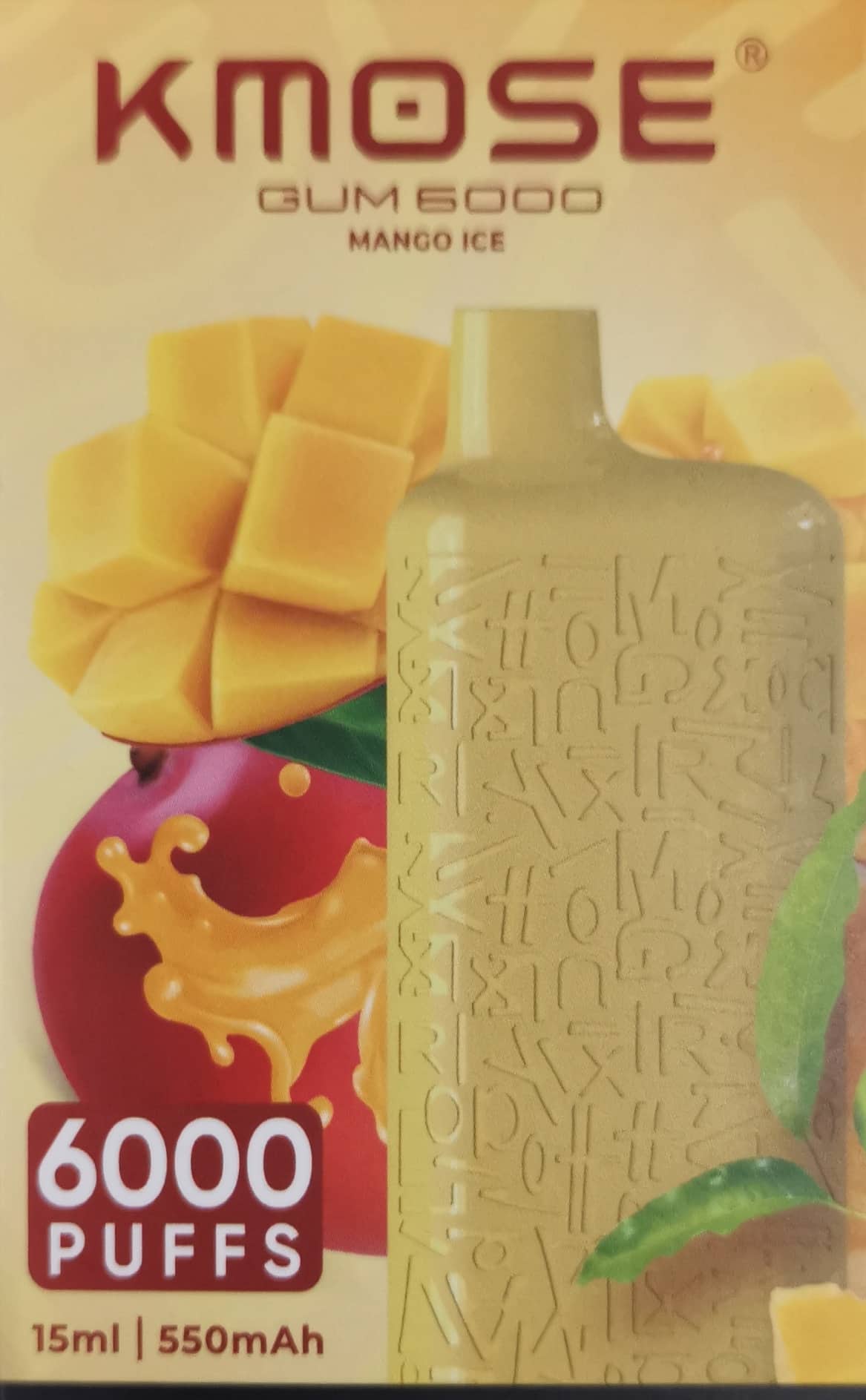 Original Kmose GUM 6000 Puffs 5% Nic Disposable Pods | Lazada PH