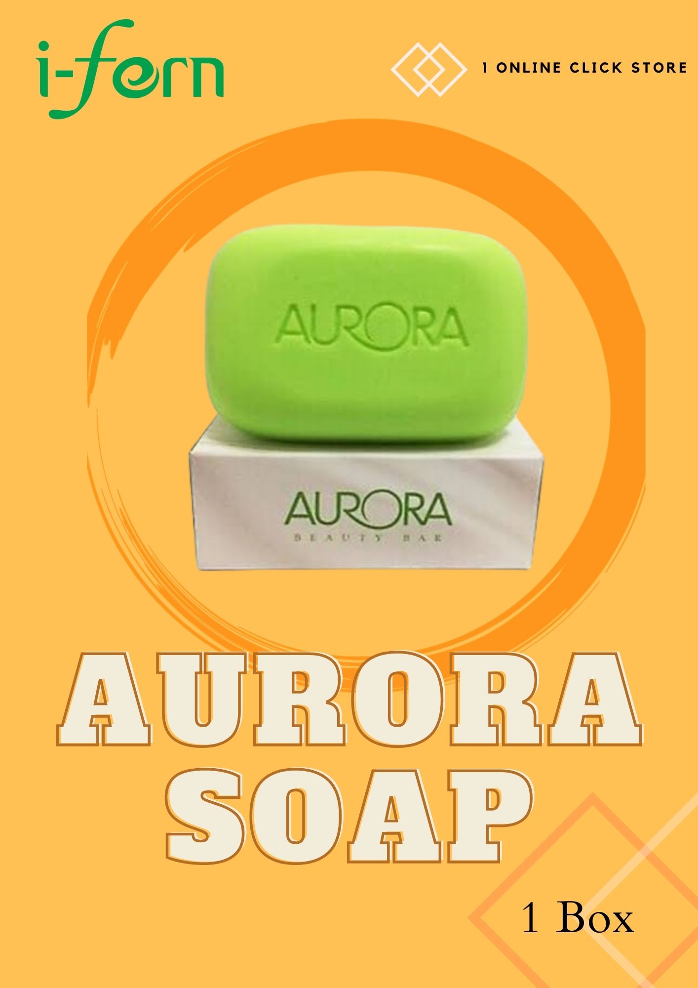 IFERN Aurora Soap 135g 1 Box - | Lazada PH