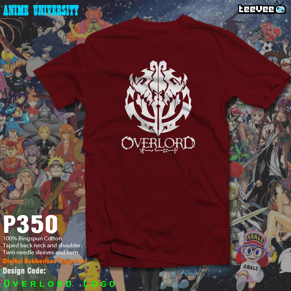 ANIME Overlord Logo Gifo Shirt | Lazada PH