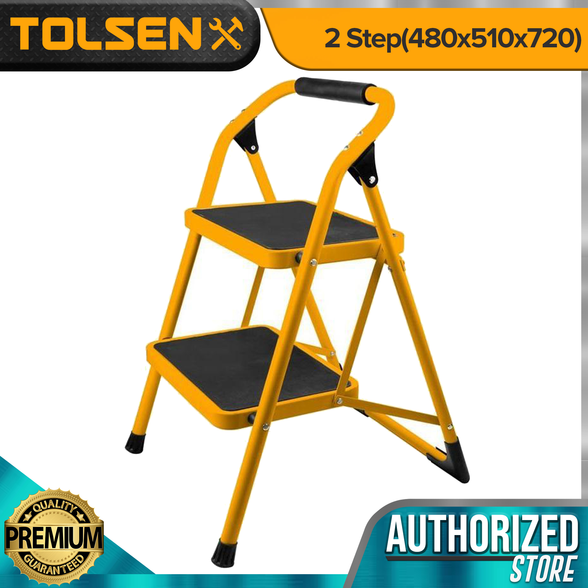 Tolsen Industrial Steel Ladder 150KG (2 Step | 3 Step | 4 Step | 5 Step ...