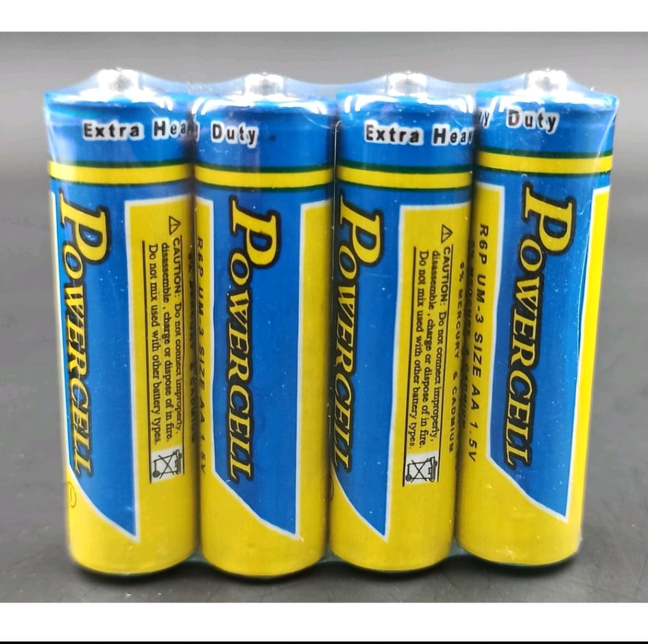Extra Heavy Duty 4 Pcs. PowerCell Size Double A Battery | Lazada PH
