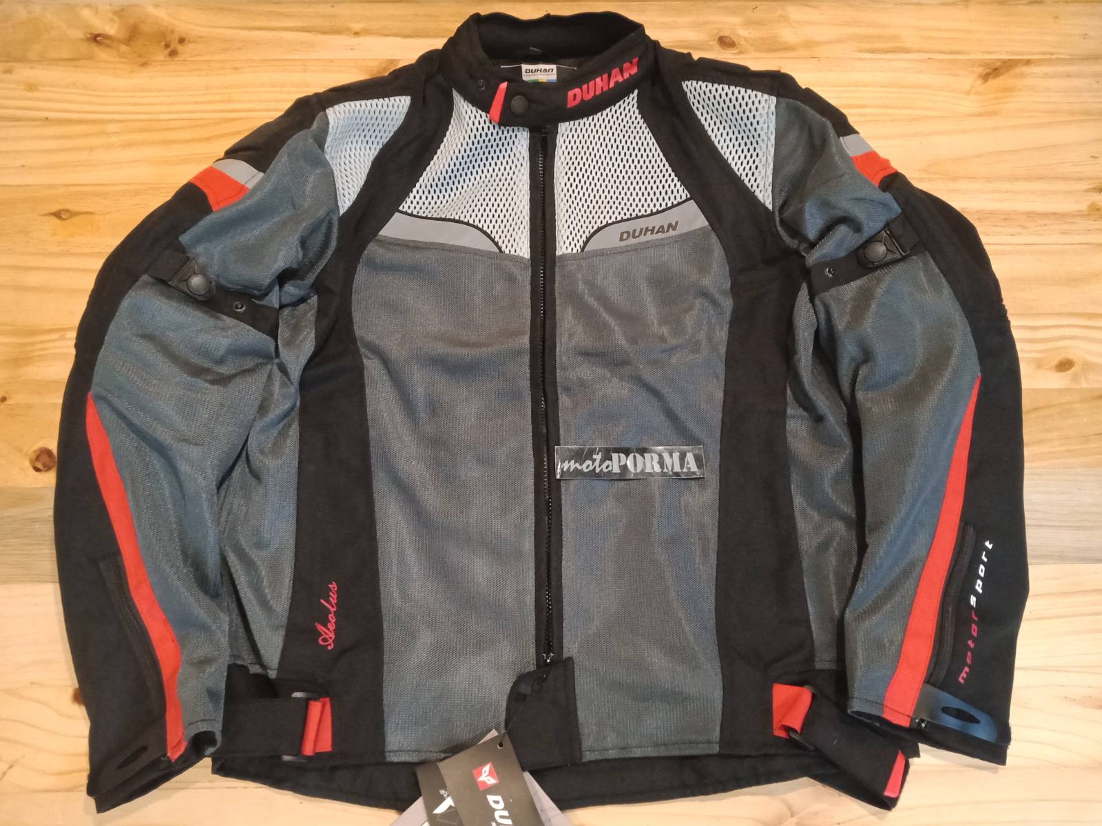 Duhan BMW Mesh Black / Red / Grey Riding Jacket | Lazada PH