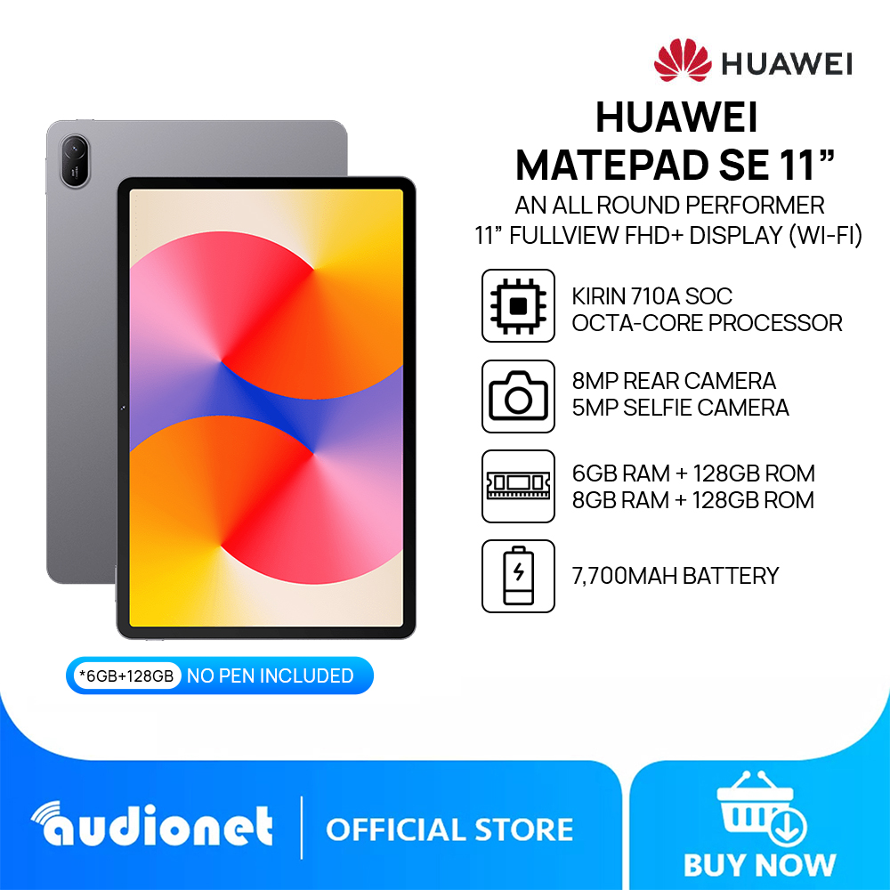 Huawei Matepad SE 11” (Wi-Fi) Tablet | 6GB+128GB / 8GB+128GB RAM+ROM ...