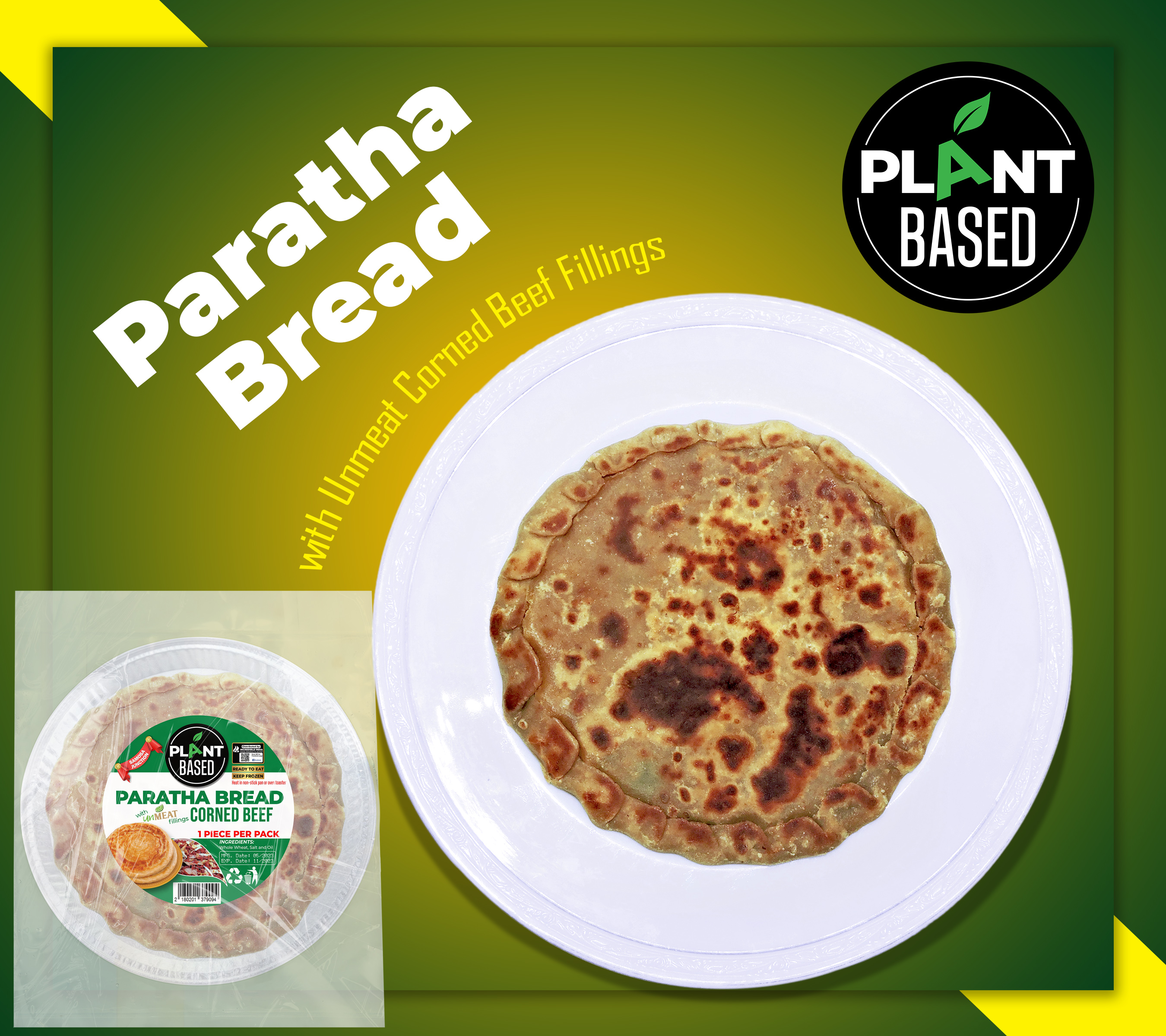 Plant Based Paratha Bread - Corned Beef 1PC | Lazada PH