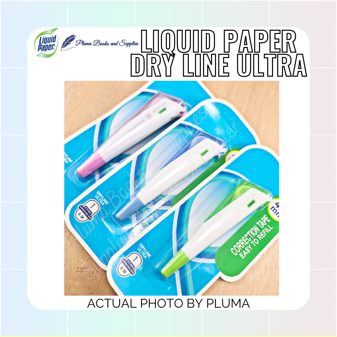 Pluma Books - Liquid Paper Dry Line Ultra Correction Tape | Lazada PH