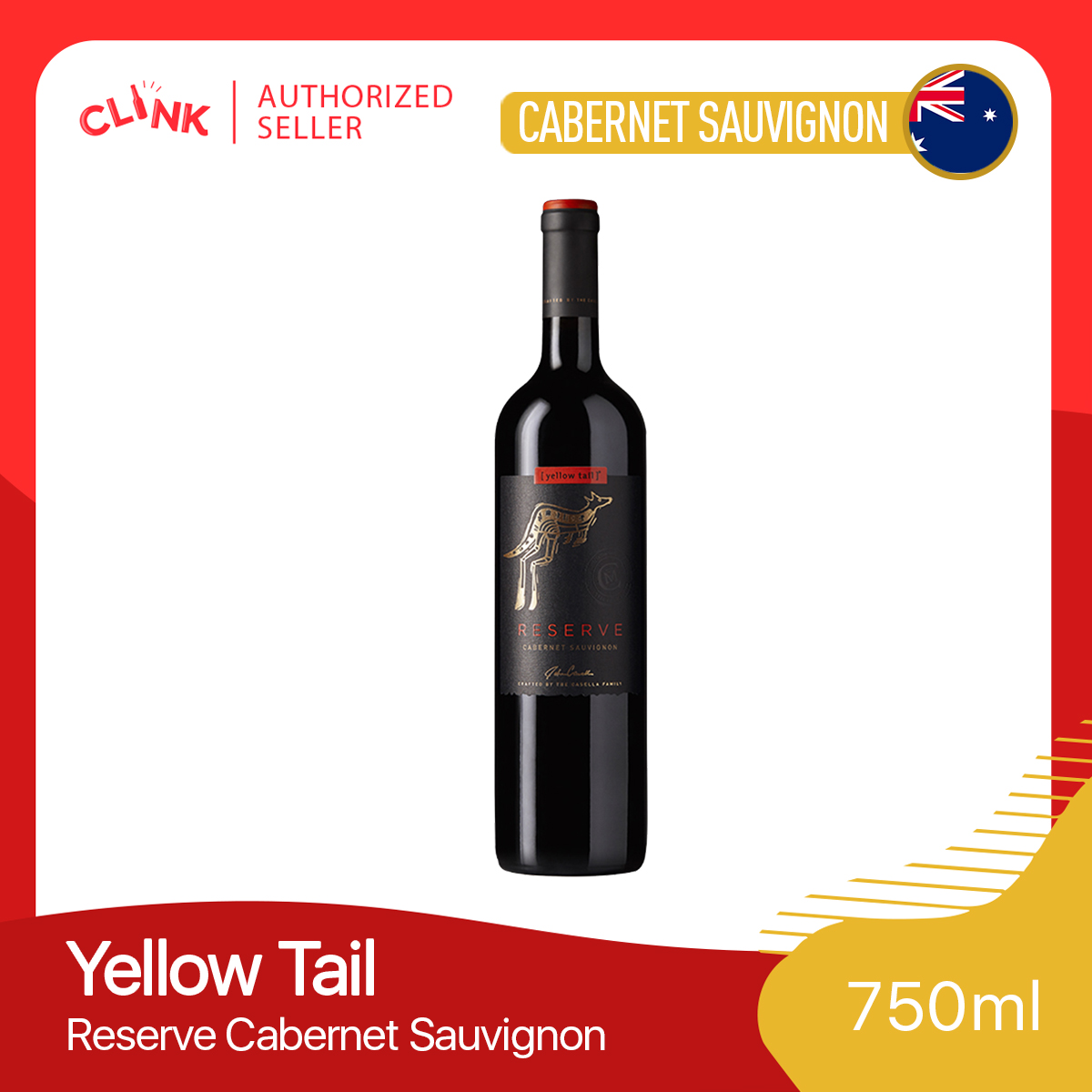 Yellow Tail Reserve Cabernet Sauvignon Red Wine 750ml | Lazada PH