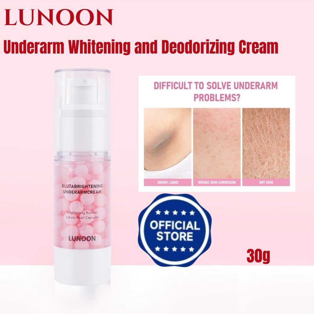 Lunoon cherry blossom underarm whitening body cream, Deodorant cream ...