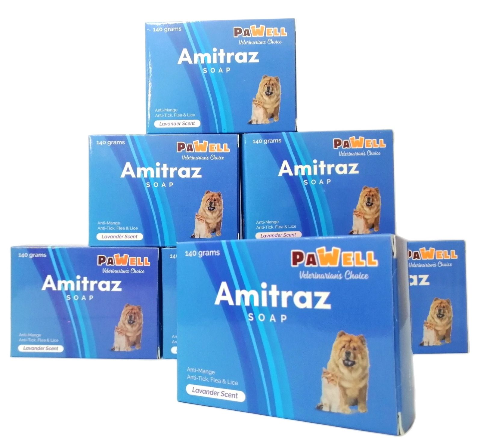 [VETKLIX] 1pc PAWELL Anti-mange Anti-Tick & Flea Amitraz Dog Soap 140 ...