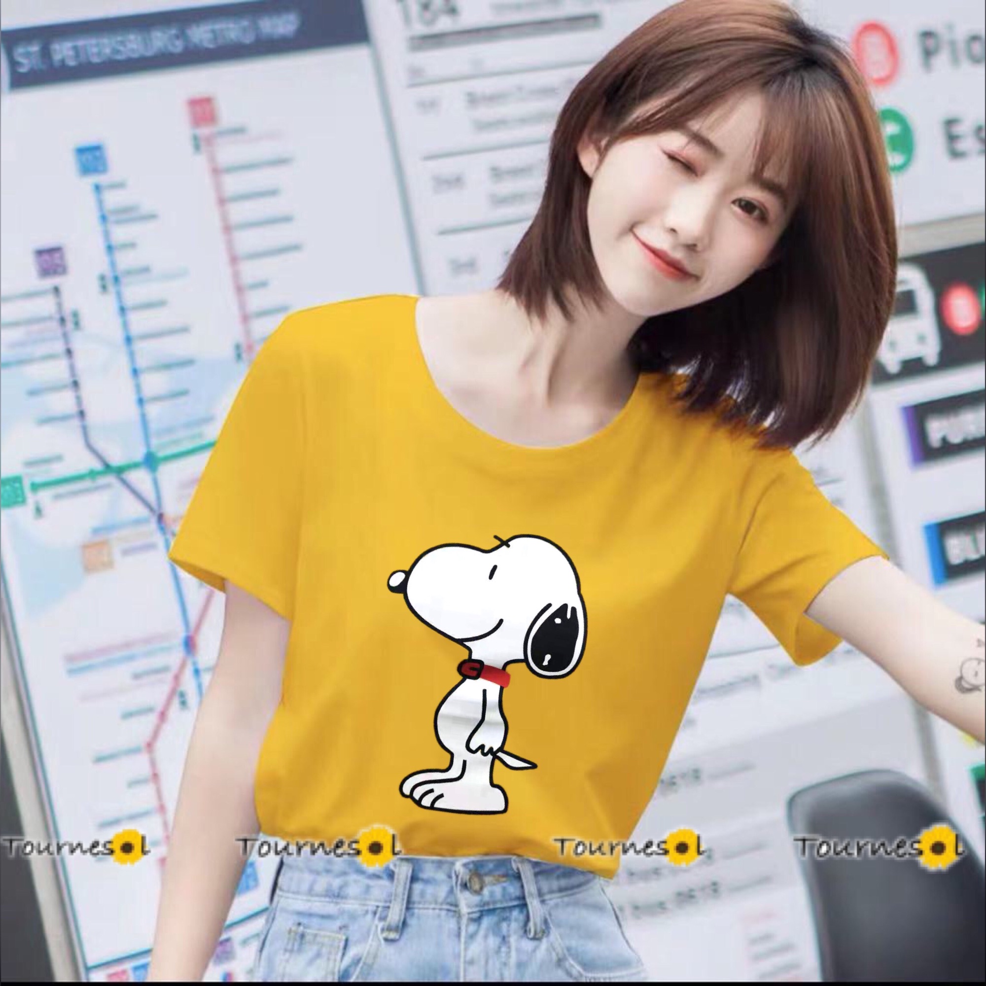 Snoopy PLUS SIZE cartoon character collection full print shirt (over sized) | Lazada PH