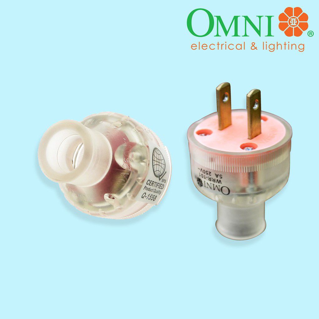Omni Regular rubber plug transparent 5a 250v WRR101 | Lazada PH
