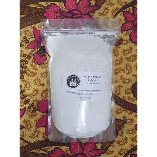 Self Raising Flour (Protein 8.9%), 1Kg, Pre-Sefited, 100% British wheat ...