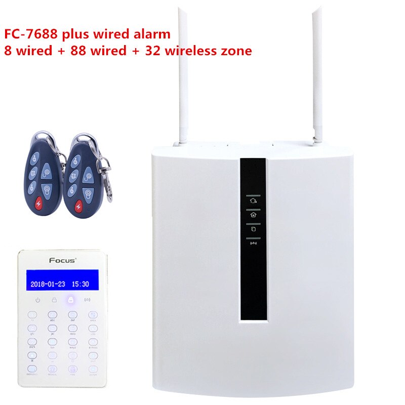 Focus FC-7668Pro Industrial Rj45 TCP IP Alarm 4G GSM Home Alarm System ...
