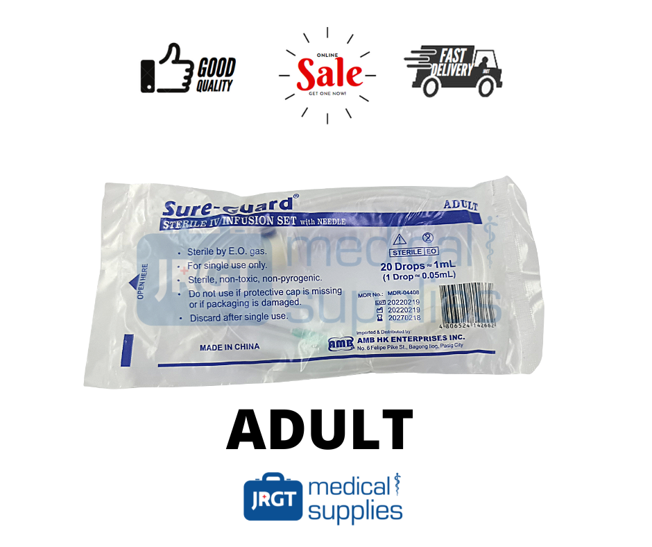 Sure-Guard Infusion Set (Micro - Pedia / Macro - Adult) | Lazada PH