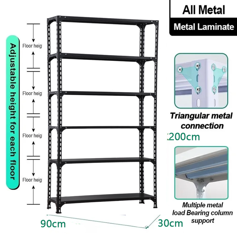 【Oversized 90*30*200cm】4/5/6 Layers Steel Rack Shelves Metal Rack Shelf ...