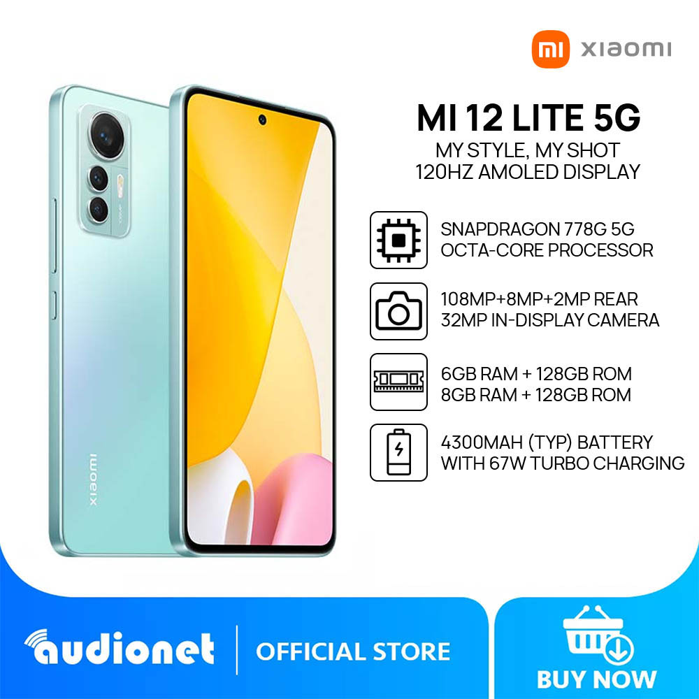 Xiaomi Mi 12 Lite 5G Smartphone | 6GB RAM+128GB ROM / 8GB RAM+128GB ROM ...