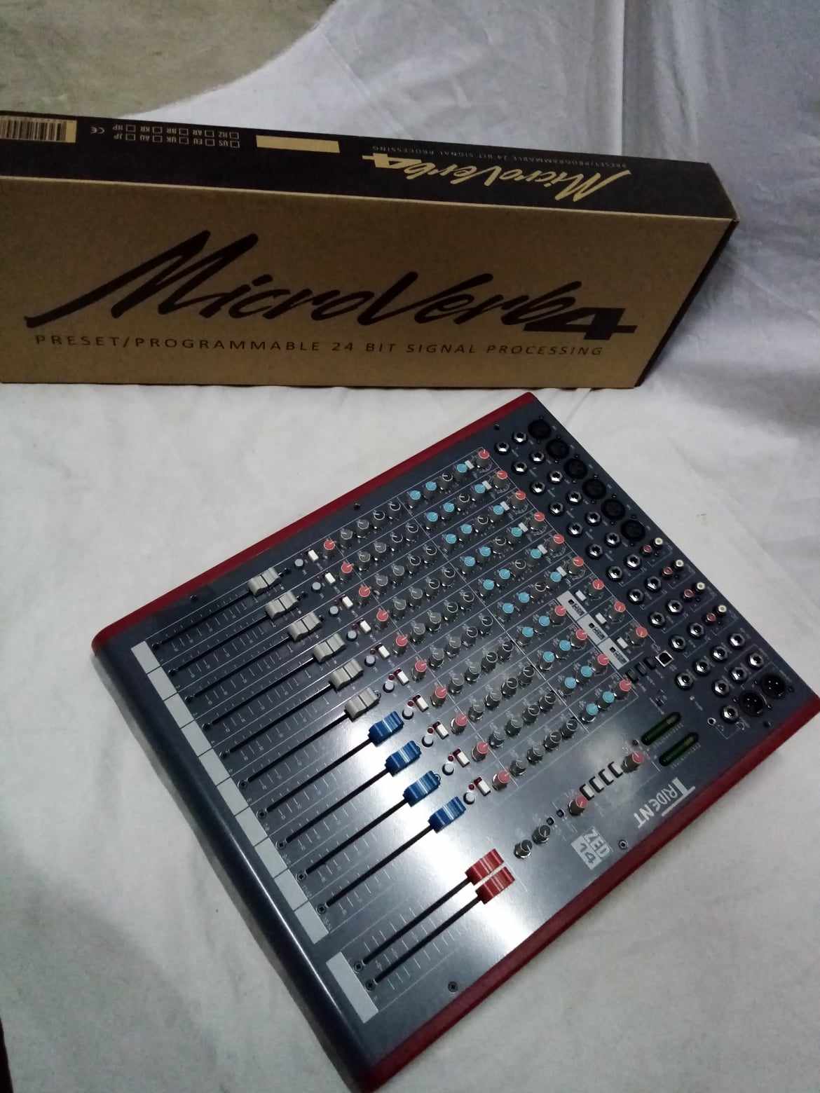 TRIDENT 14CHANNEL AUDIO MIXER ZED14 WITH INTERFACE with free microverb ...