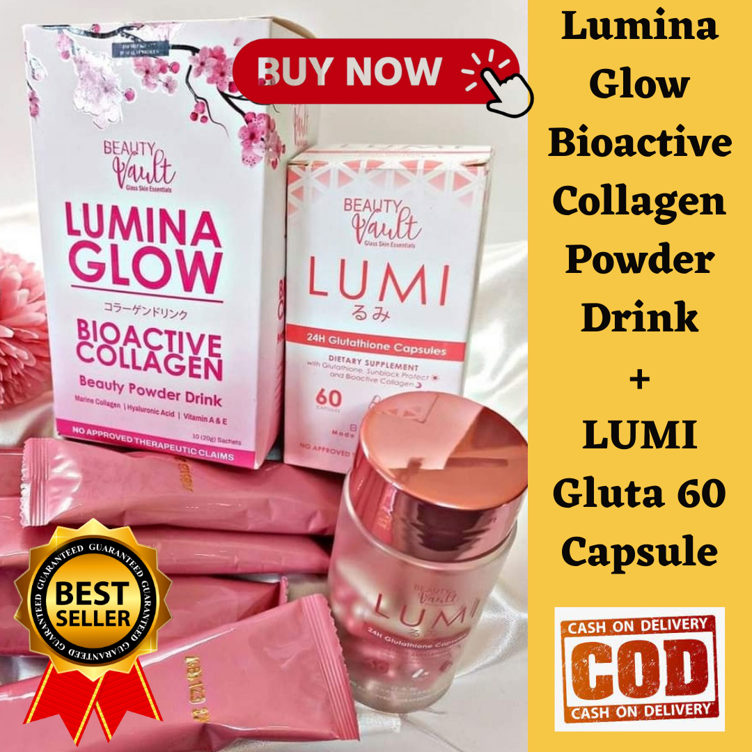💯 EFFECTIVE GREAT COMBINATION👉 Lumi 24H Glutathione Capsules & Lumina ...
