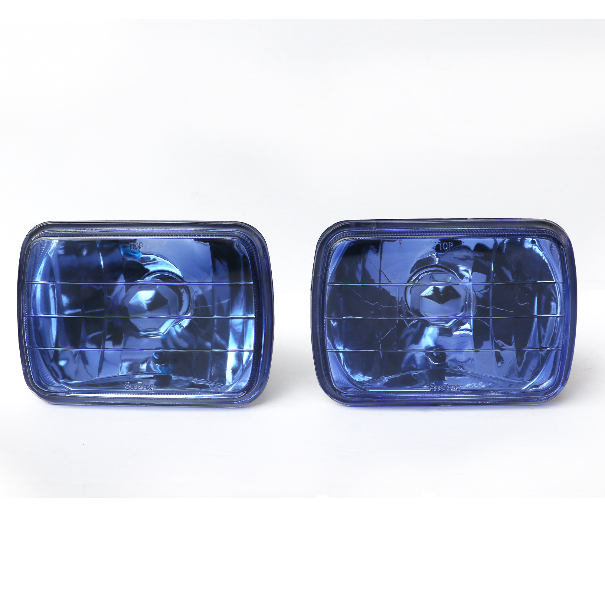 Sub Zero Headlight Glass Lens H4 Halogen 2pcs/set SB-90106 Rectangle ...
