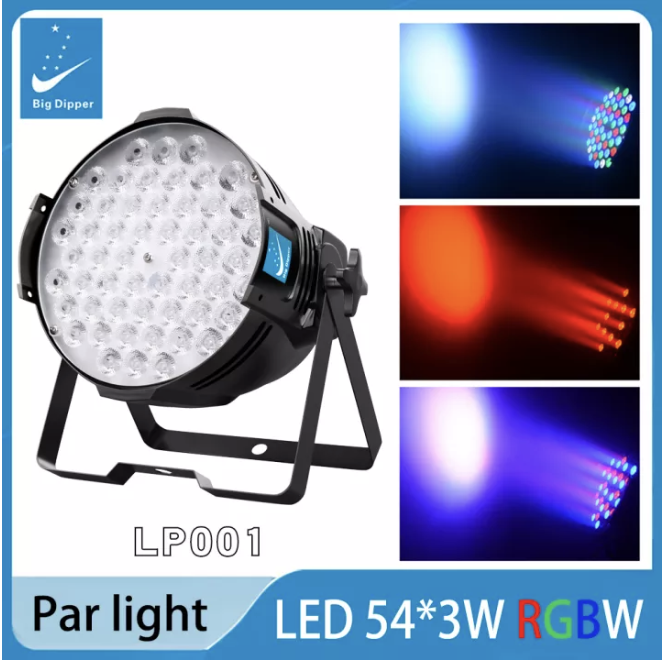 Original Big Dipper LP001 new verison 3watts 54 LED RGBW PAR LIGHTS ...