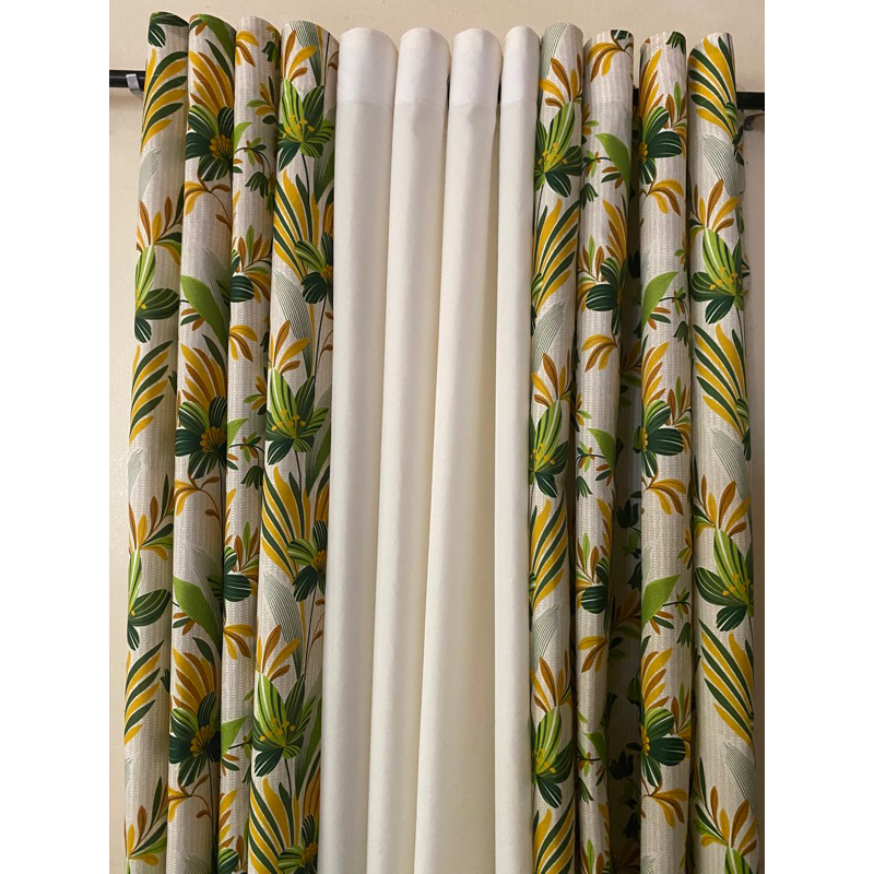 CRWN - Elegant Contessa Green Ring Curtain ( 6FT | 7FT ) sold per piece ...