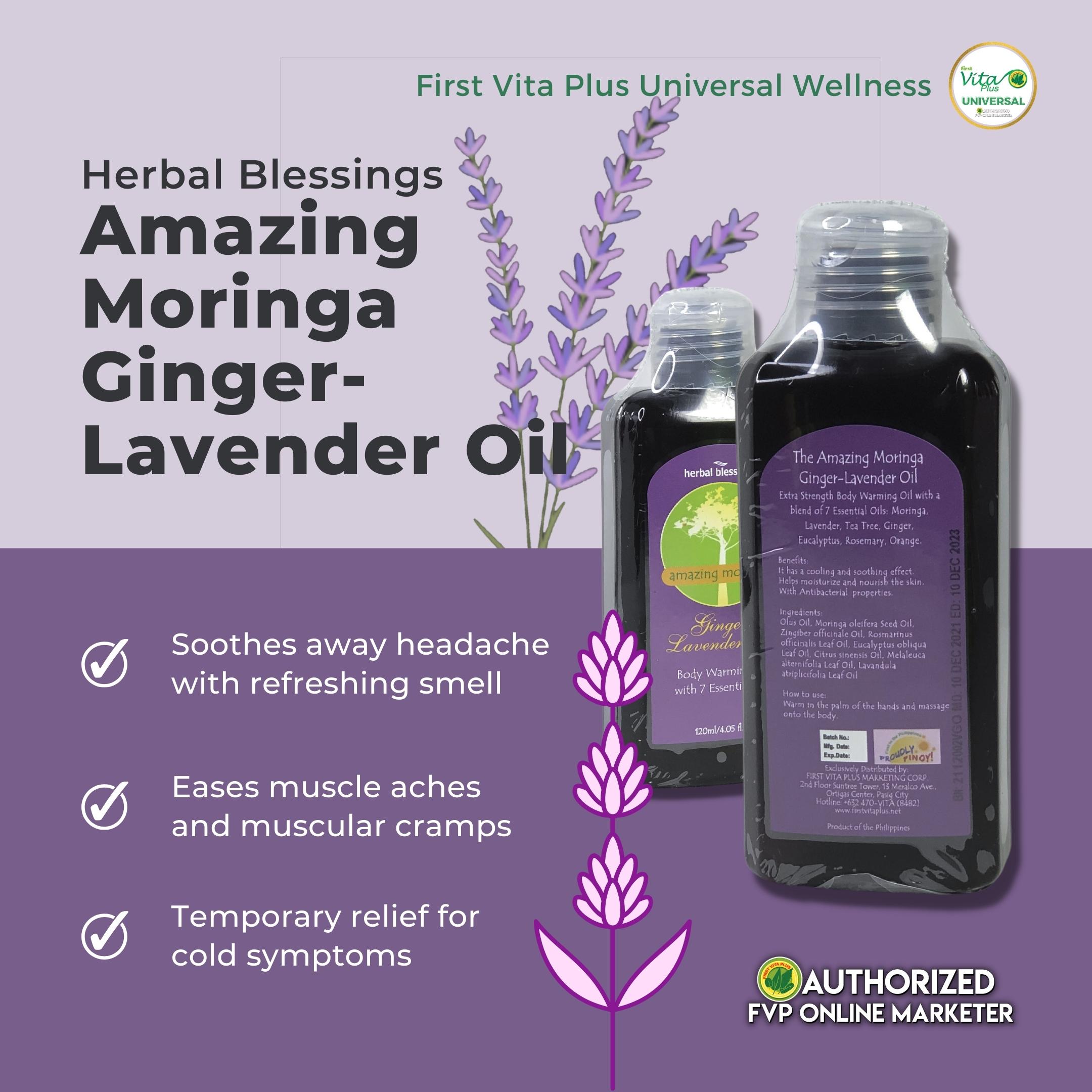 Herbal Blessings Amazing Moringa Ginger-Lavender Oil | Lazada PH