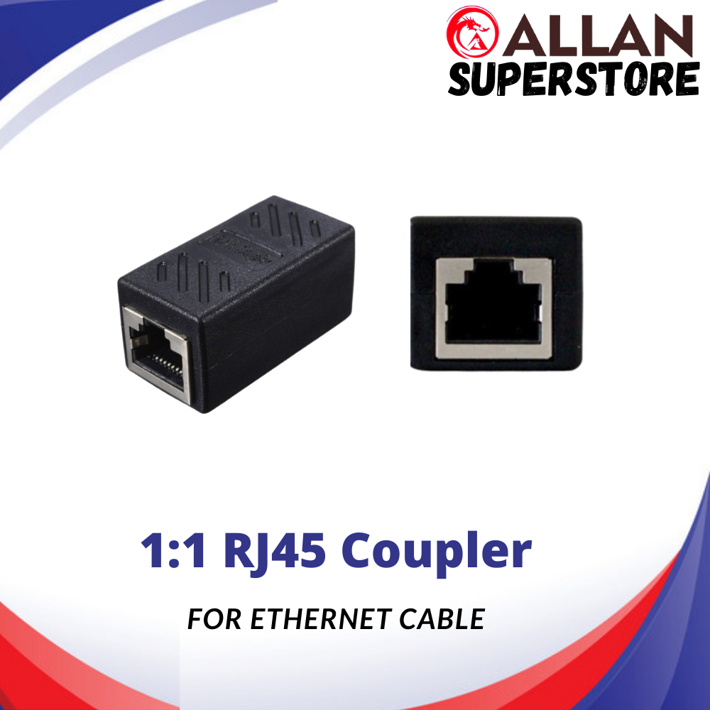 Allan Superstore LAN Cable Connector Female To Female Ethernet network ...