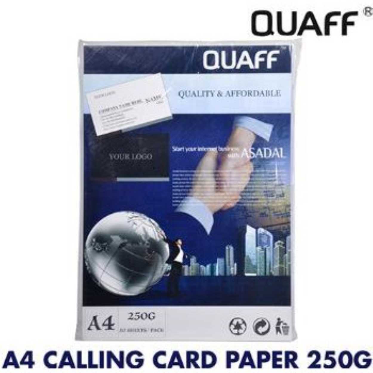 QUAFF CALLING CARD PAPER 250GSM A4 (50 SHEETS) | Lazada PH