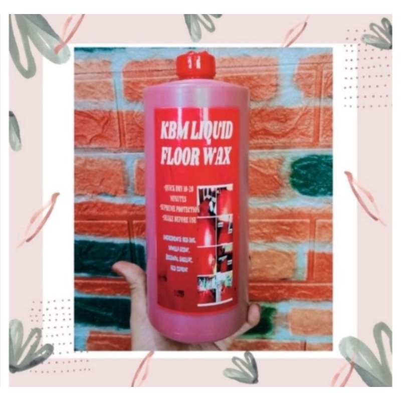 KBM Liquid floor wax 1 liter | Lazada PH