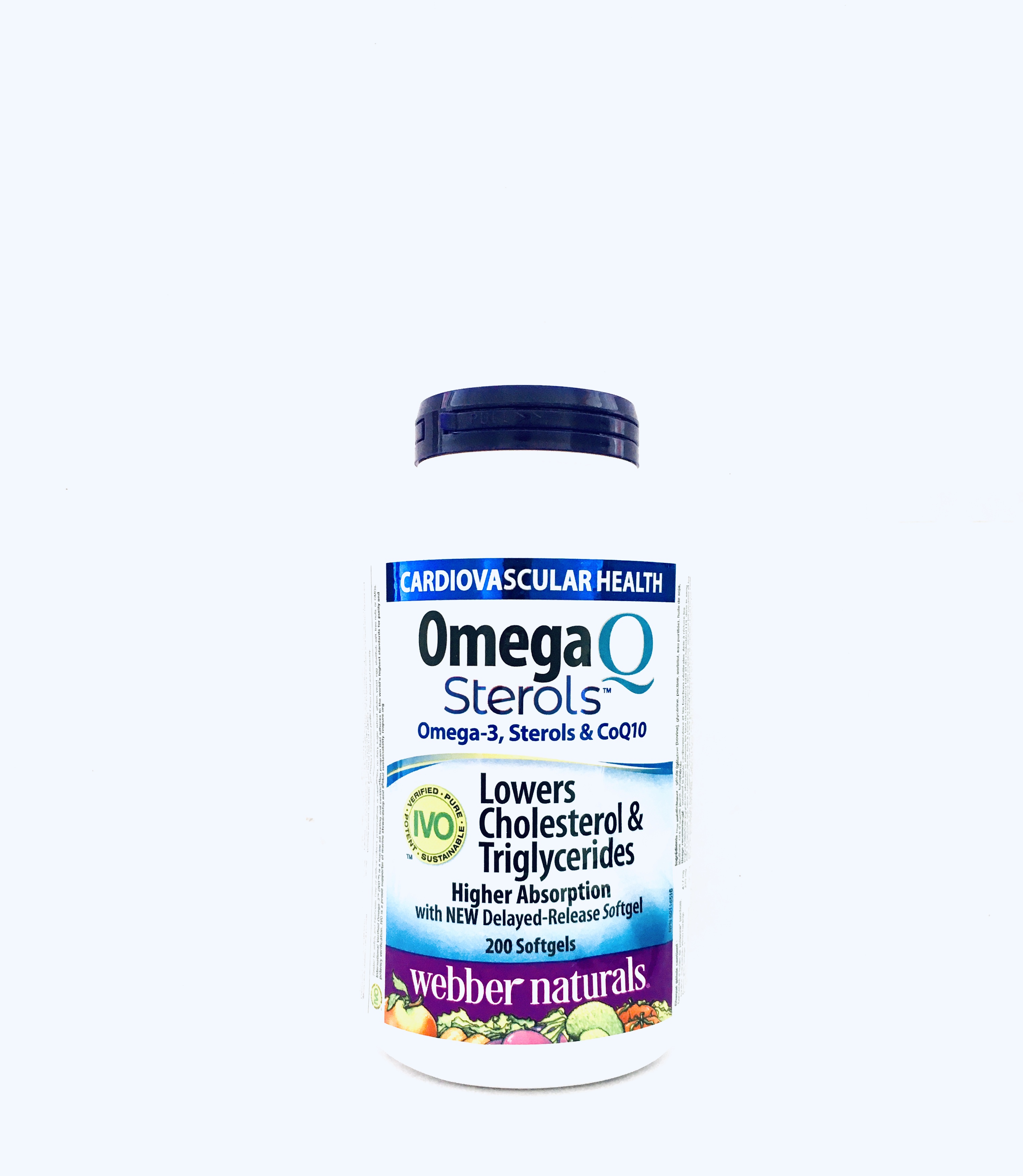 WEBBER NATURALS OMEGA Q Sterols ( Cardiovascular Health )200 SOFTGELS ...