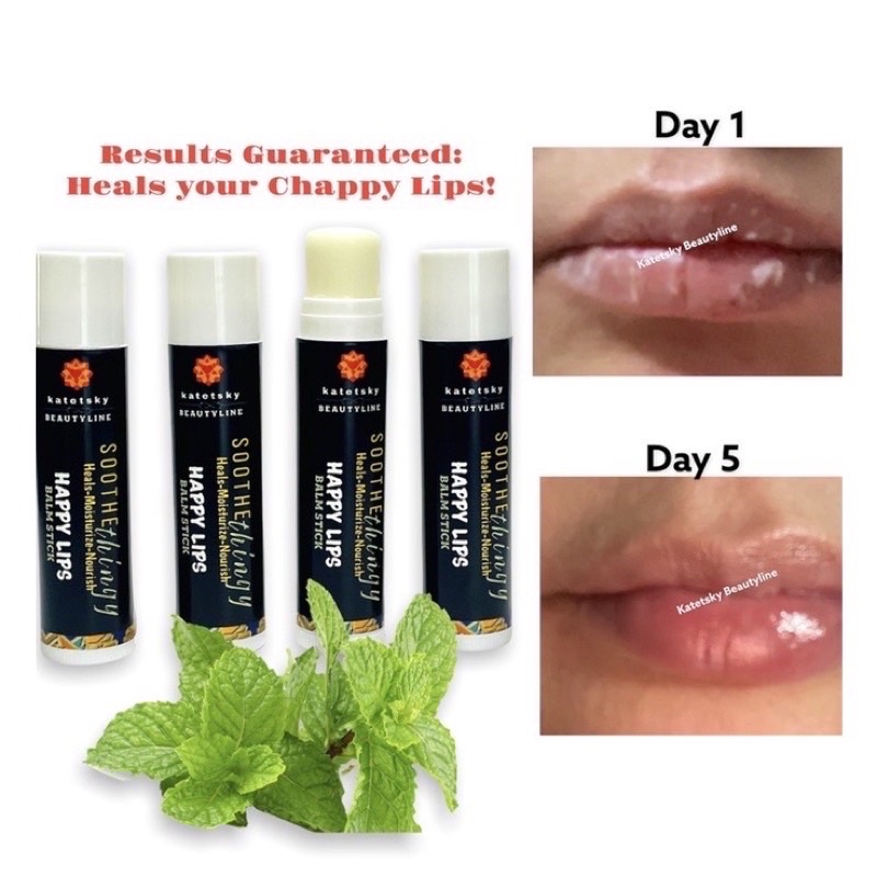 Katetsky SootheThingy Happy lips Balm Stick Guarantee heal chappy lips ...