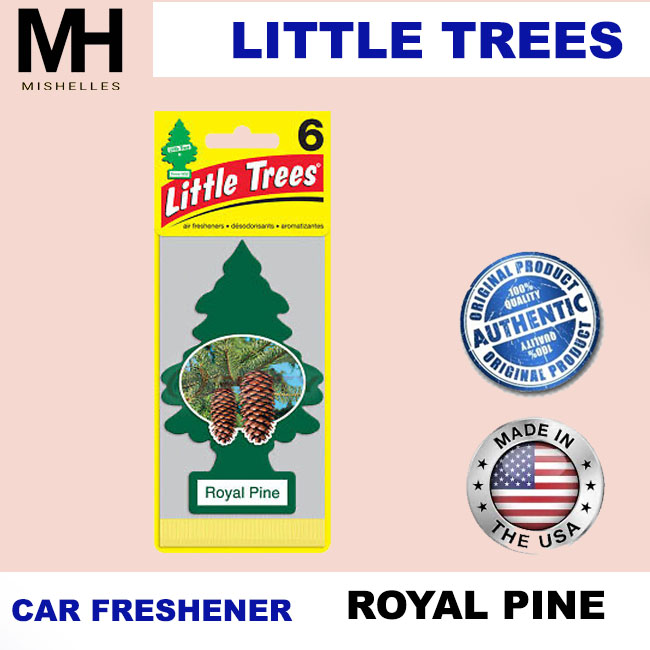 ROYAL PINE SCENT - Original Little Trees Car Freshener Made in USA air ...
